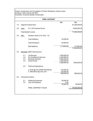 Pp2 final account assignment excel | PDF