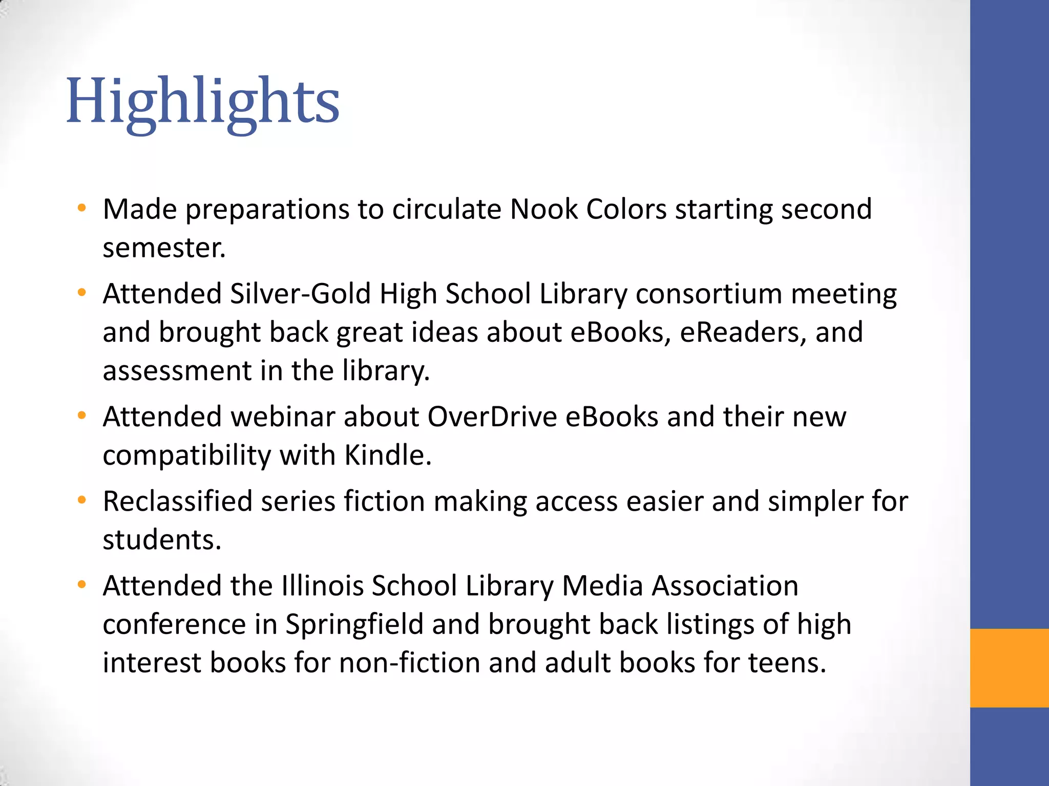 October 2011 monthly report | PPTX