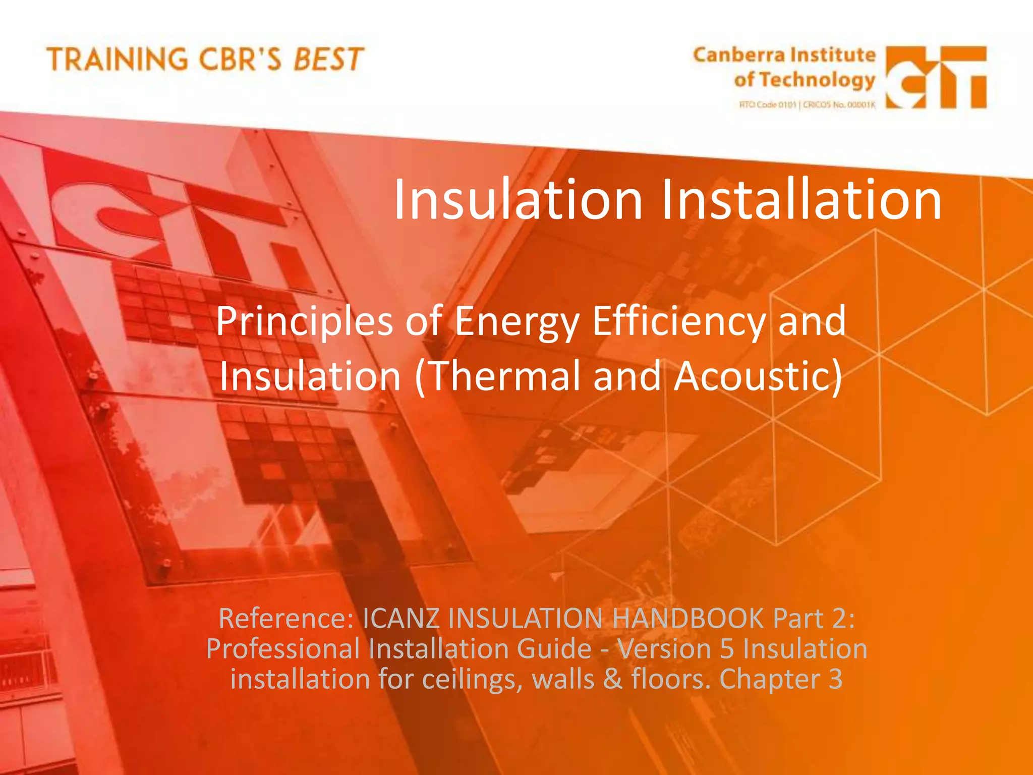 Pp 2 principles of energy efficiency and insulation (thermal and ...