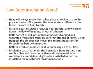 Pp 2 principles of energy efficiency and insulation (thermal and acoustic) final | PPT