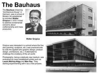 Modernism And The Bauhaus | PPT