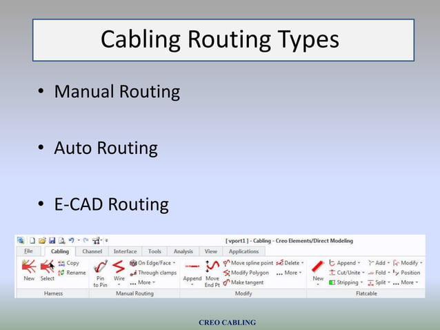 Creo Cabling Solution | PPTX