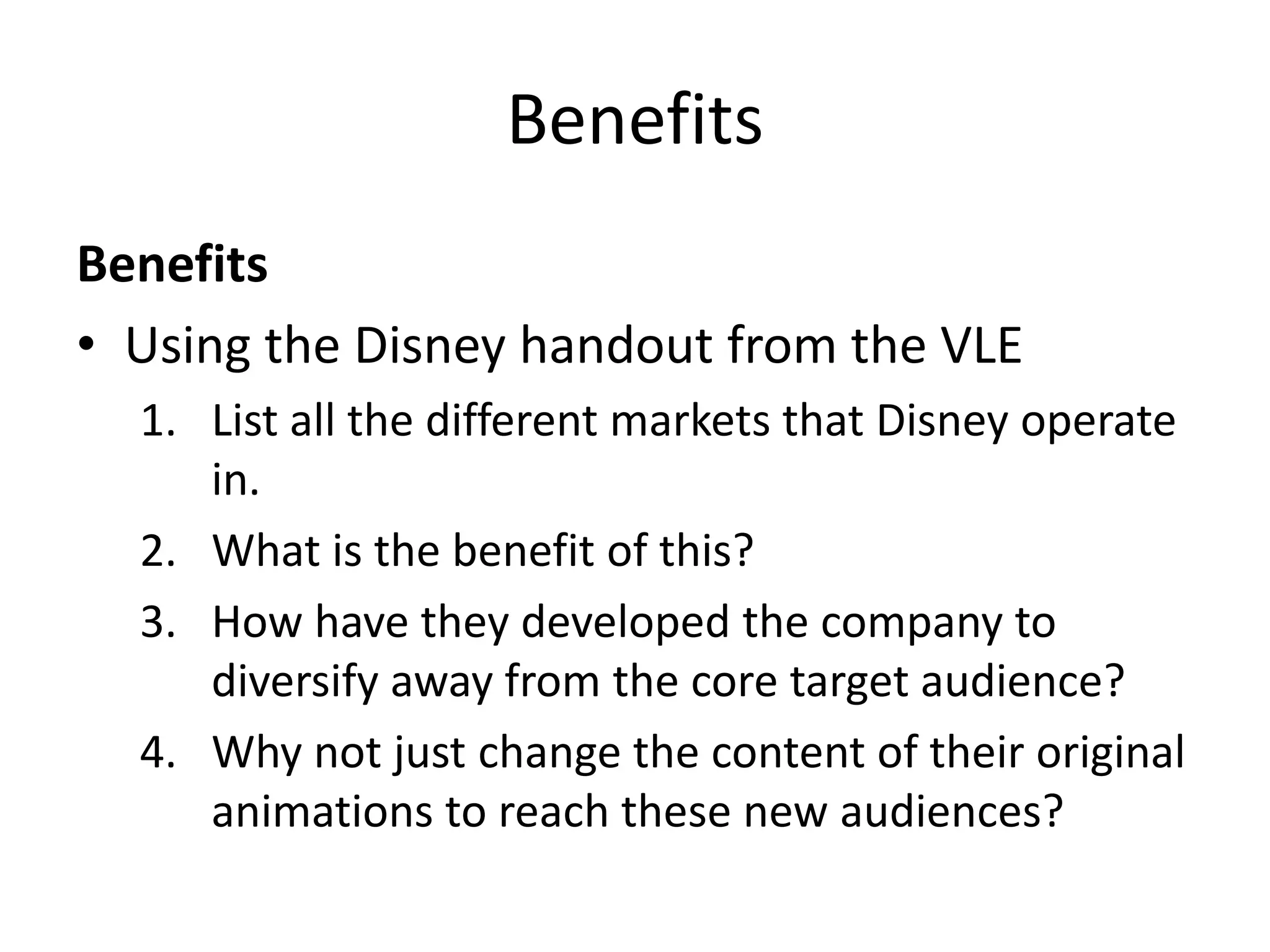 Pp3 disney and horizontal integration | PPTX