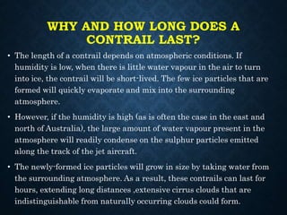 CLOUDS & AIR CONTRAILS | PPT