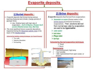 Evaporites | PPTX