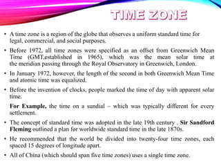UNDERSTANDING TIME & DATE MERIDIAN | PPTX | Geography | Science