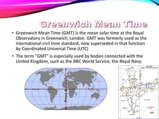 UNDERSTANDING TIME & DATE MERIDIAN | PPTX