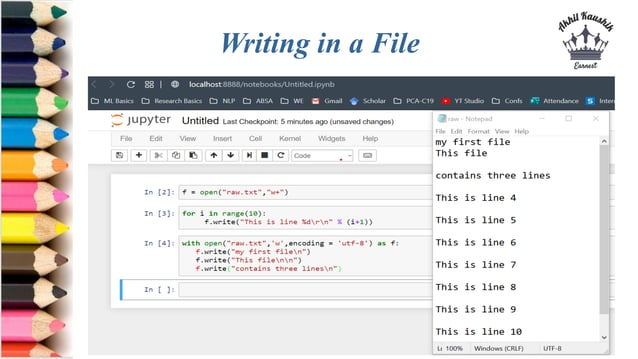 File Handling Python Pptx Programming Languages Computing 0053