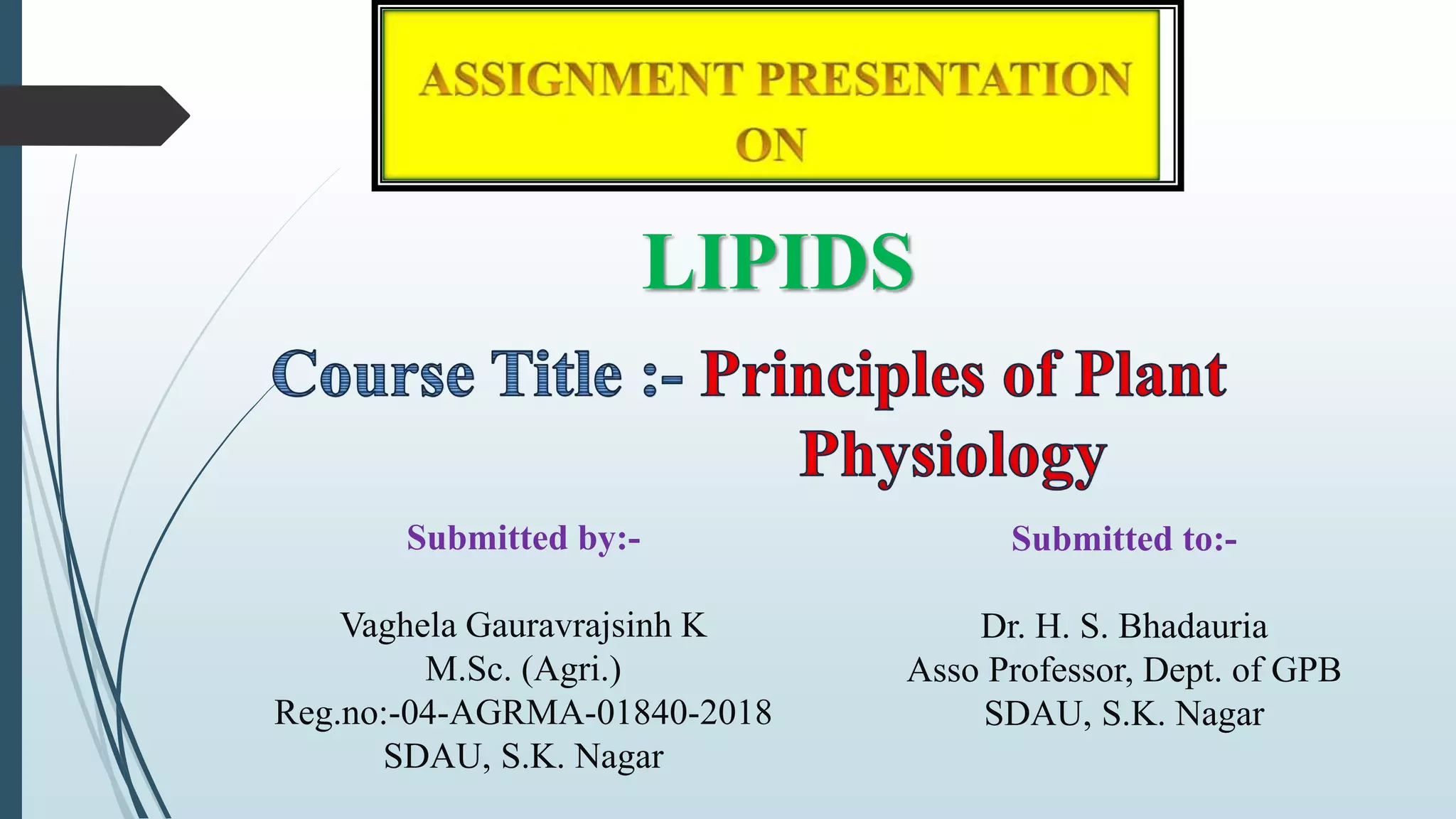 Lipids | PPT