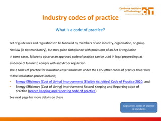 Pp 5 legislation codes of practice and standards final | PPT