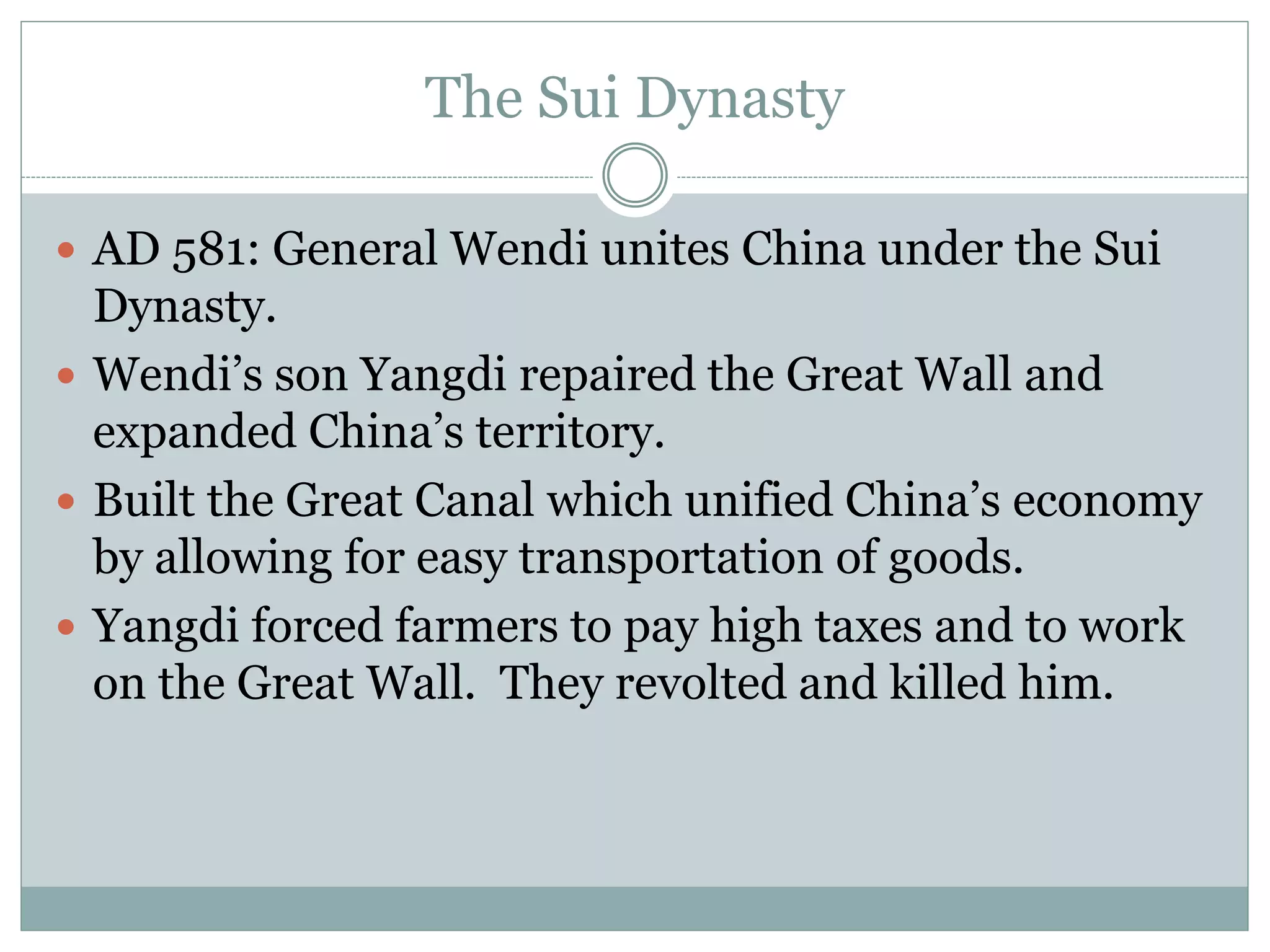 Pp 6.2 china in the middle ages | PPT