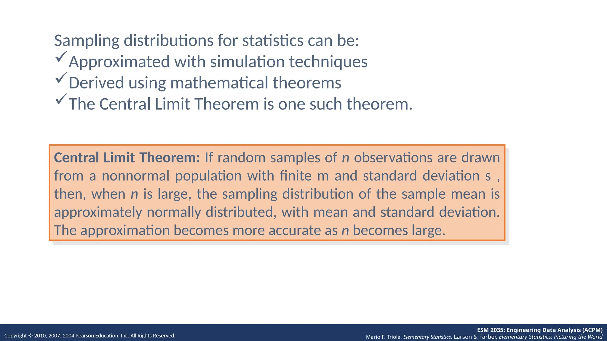 PP6 - Sampling Distribution and Central Limit Theorem (1).pptx