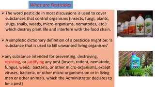 What are Pesticides and their Formulation | PPTX