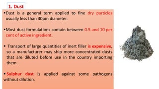 What are Pesticides and their Formulation | PPTX