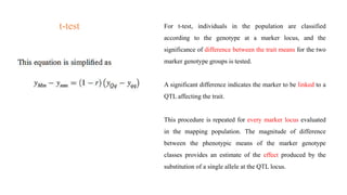 QTL MAPPING AND APPROACHES IN BIPARENTAL MAPPING POPULATIONS.pptx