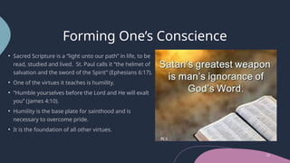 A guide to understanding human conscience | PPTX