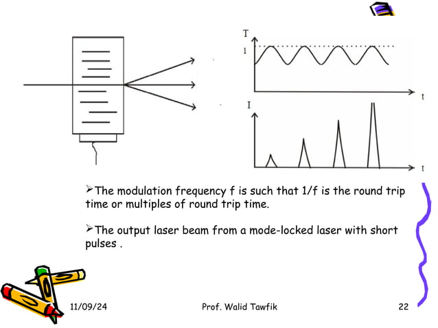 nonlinear mode locking ultrafast laser pulses | PPT | Physics | Science