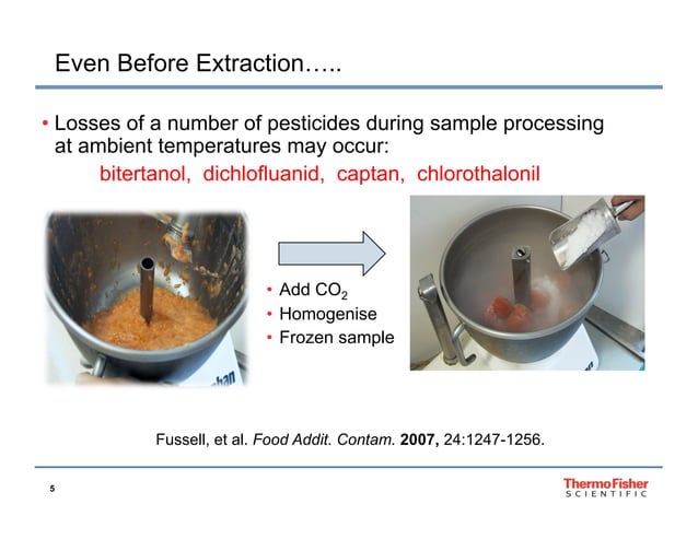 Chromatography: Pesticide Residue Analysis Webinar Series Pt 1 - Sample ...