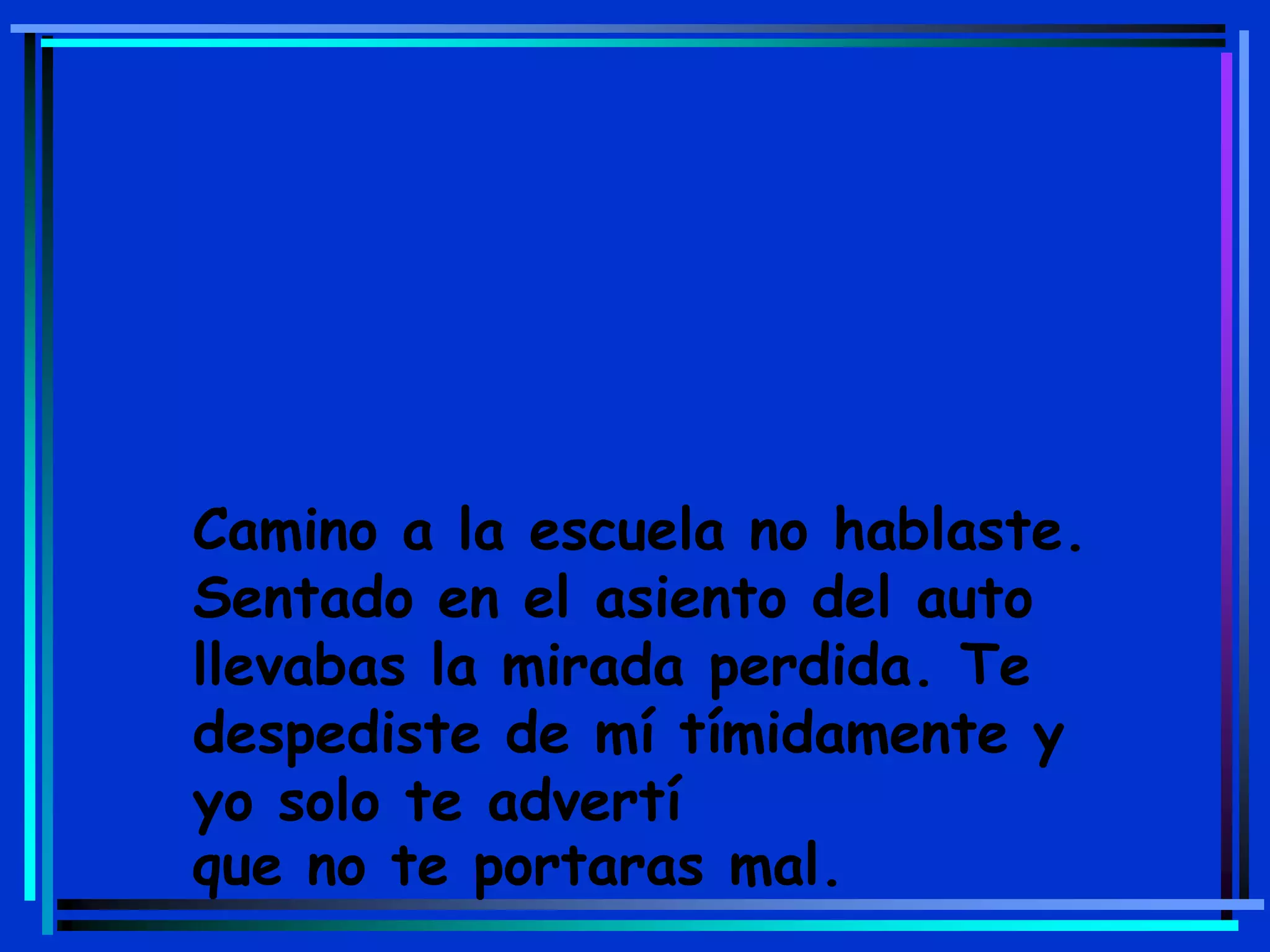 Carta De Un Padre A Su Hijo Ppt