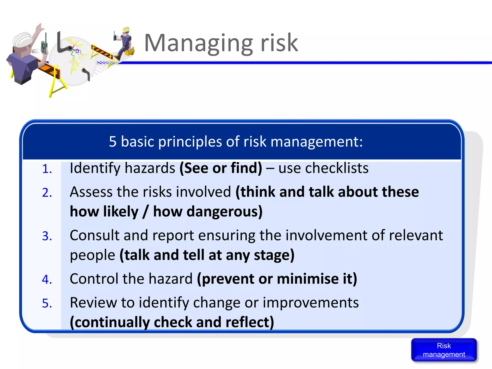 Pp 9 hazards, risks and controls | PPT