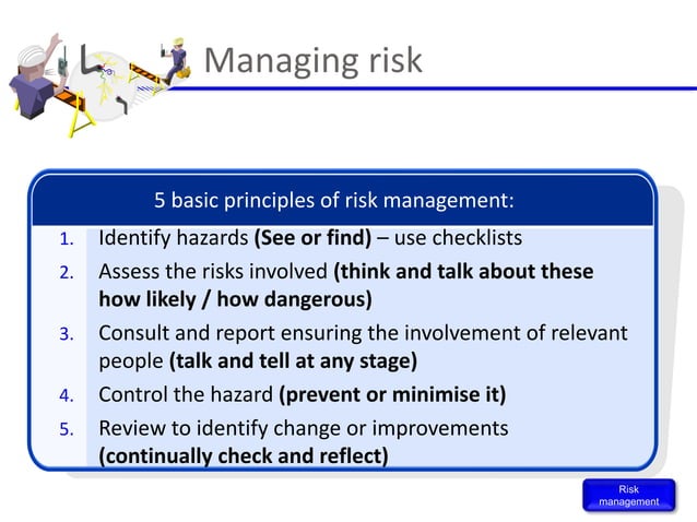 Pp 9 hazards, risks and controls | PPT