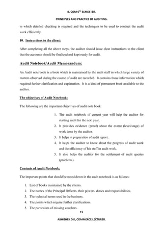 PRINCIPLES AND PRACTICE OF AUDITING. | PDF