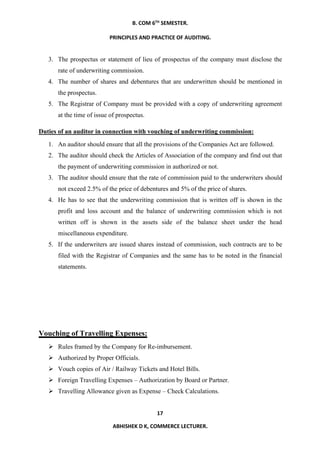 PRINCIPLES AND PRACTICE OF AUDITING. | PDF