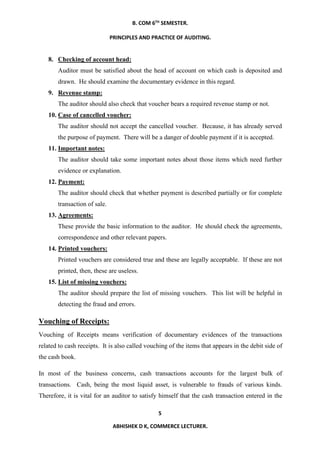 PRINCIPLES AND PRACTICE OF AUDITING. | PDF