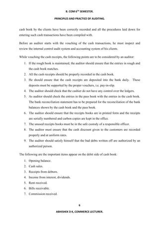 PRINCIPLES AND PRACTICE OF AUDITING. | PDF