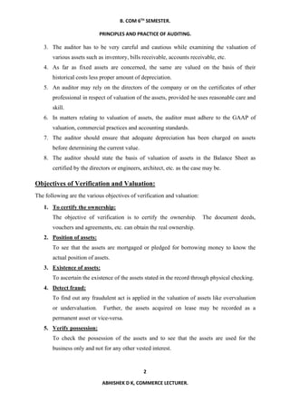 PRINCIPLES AND PRACTICE OF AUDITING. | PDF