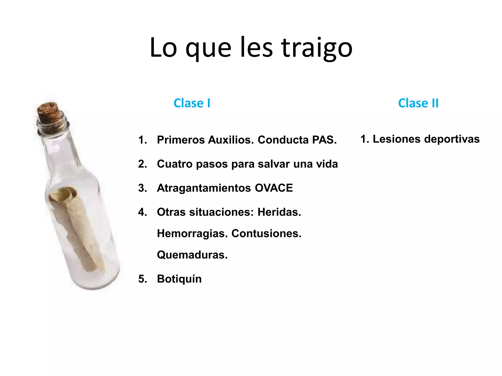 Primeros Auxilios | PPTX