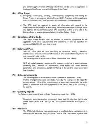 Ppa agreement draft | PDF