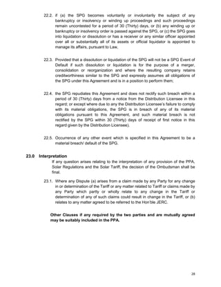 Ppa agreement draft | PDF