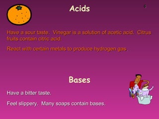 The Chemistry of Acids and Bases - Th pH scale | PPT