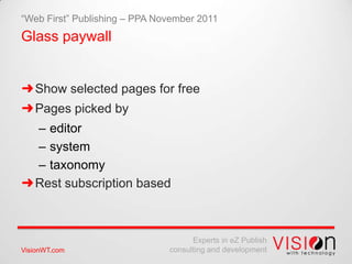 Content Paywall Strategies | PPTX | Technology & Computing
