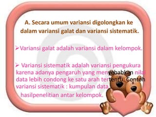 analisis varians | PPTX