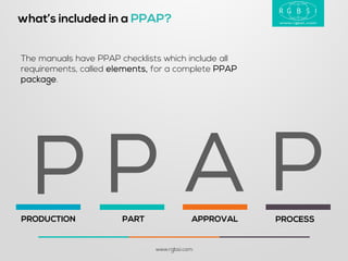 PPAP 101: What You Should Know About PPAP | PDF