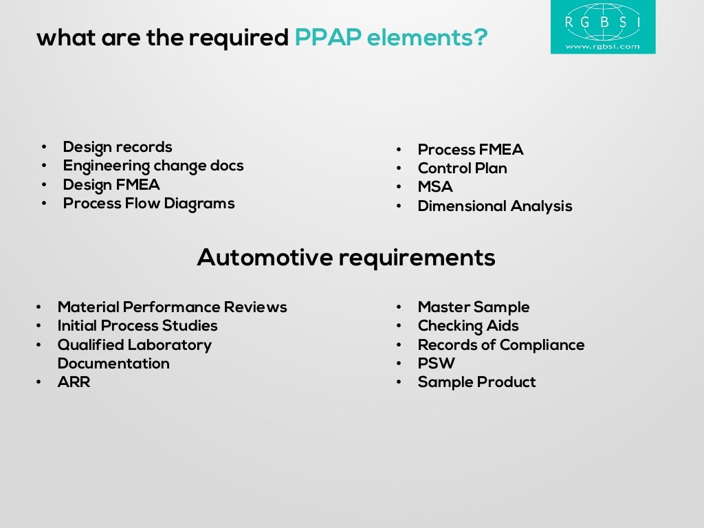 PPAP 101: What You Should Know About PPAP