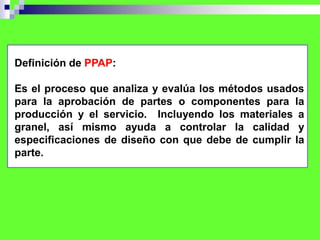 Ppap | PPTX