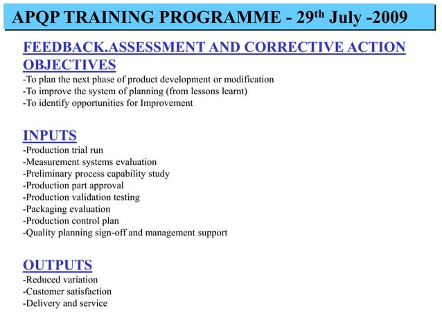 Ppap training presentation | PPT