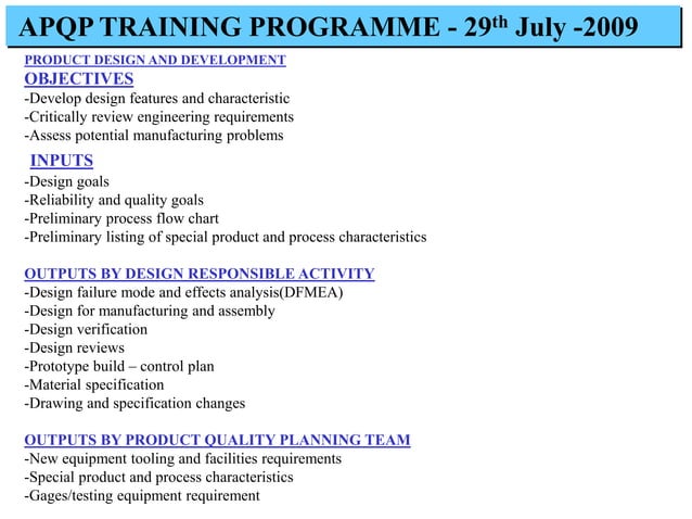 Ppap training presentation | PPT