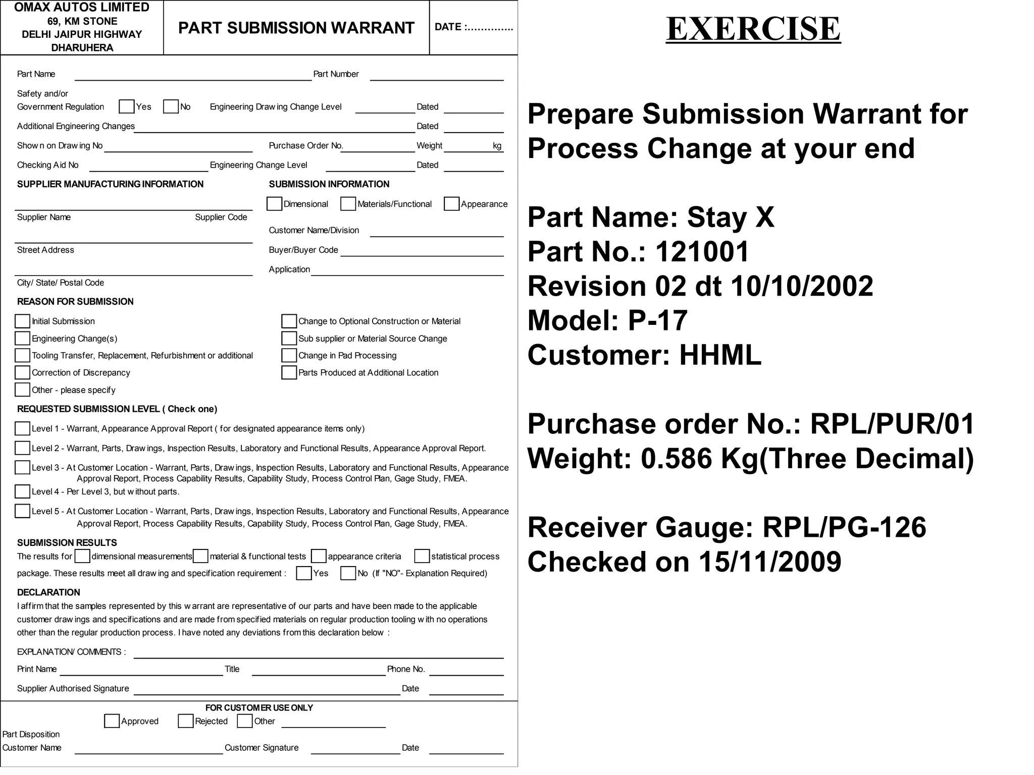 PPAP production parts approval process PPAP | PPT
