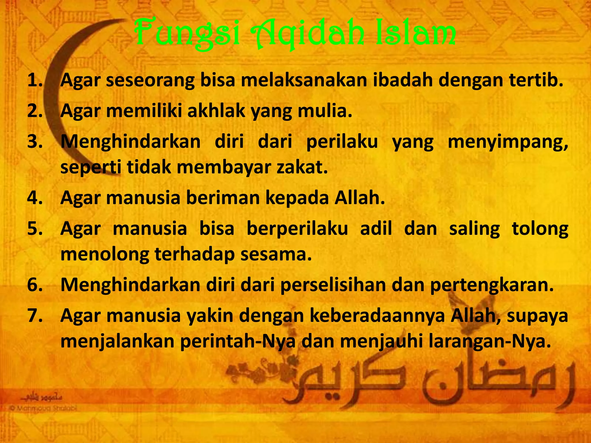Aqidah ppt | PPTX