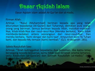Aqidah ppt | PPTX