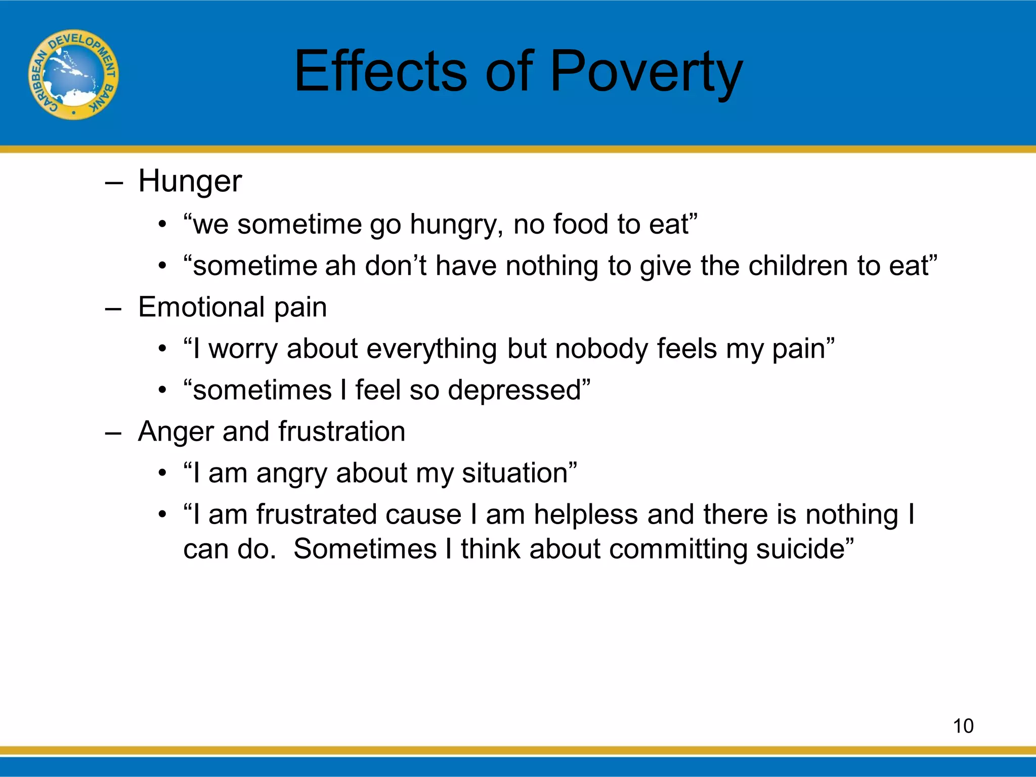The role of PPAs in understanding poverty and inequality in the ...