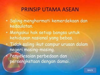 Powerpoint style tentang ASEAN - Ilmu Pengetahuan Sosial | PPTX