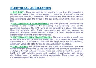 Hydro Power Plant Auxaleries | PDF