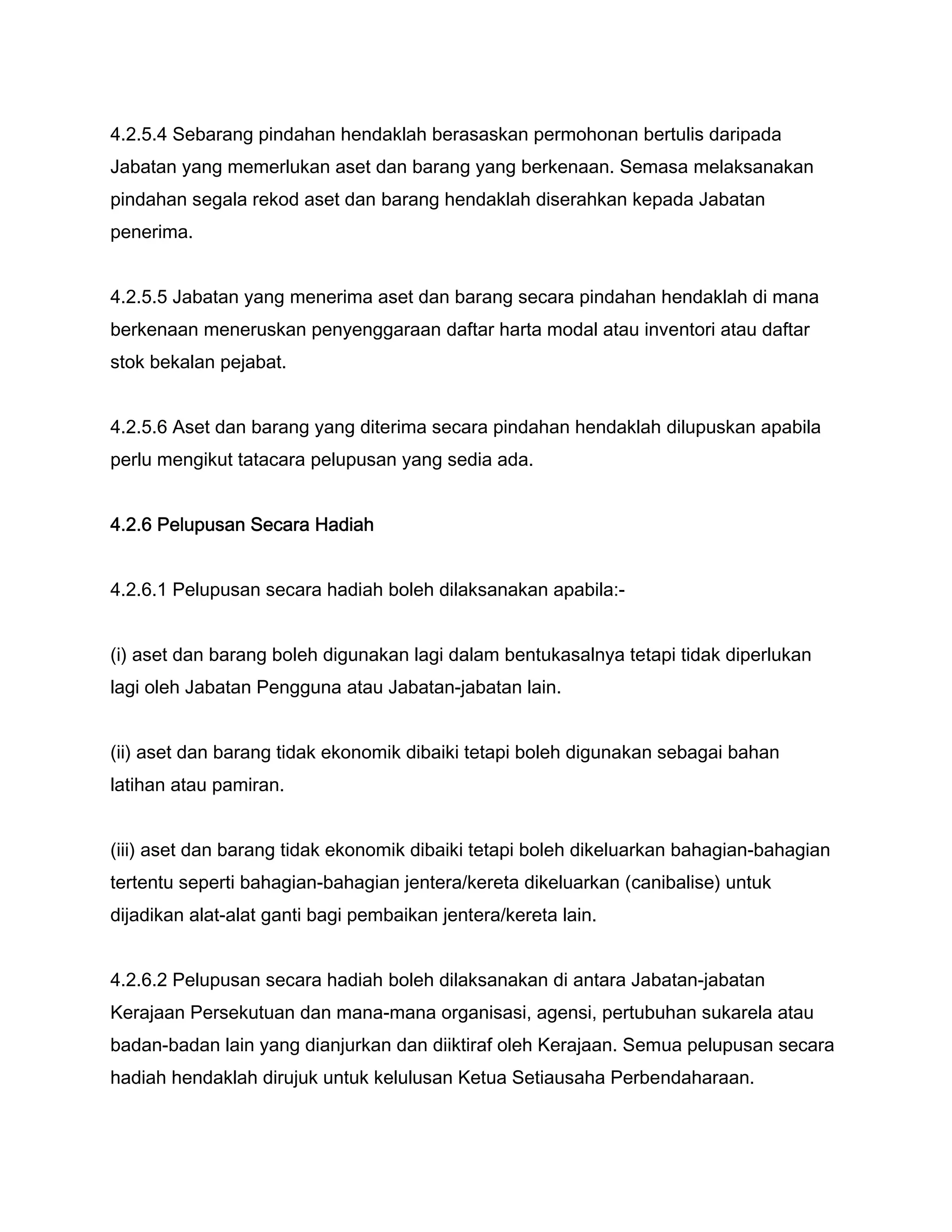 Pp bil21997 garis panduan pelupusan aset dan barang kerajaan | PDF