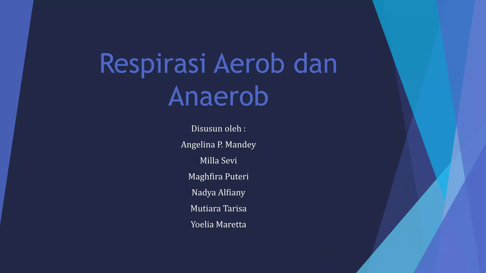 Biologi - Aerob (Kelas X) | PPTX