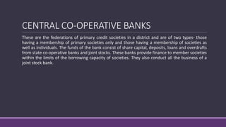 Role and Status of Cooperative Banks In India | PPTX